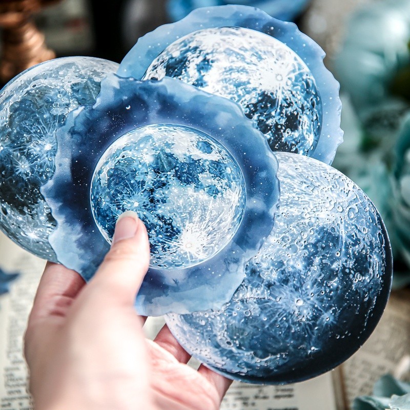 Mr. Paper 25 folhas/saco Material pacote Sonho rosa Lua cósmica ...