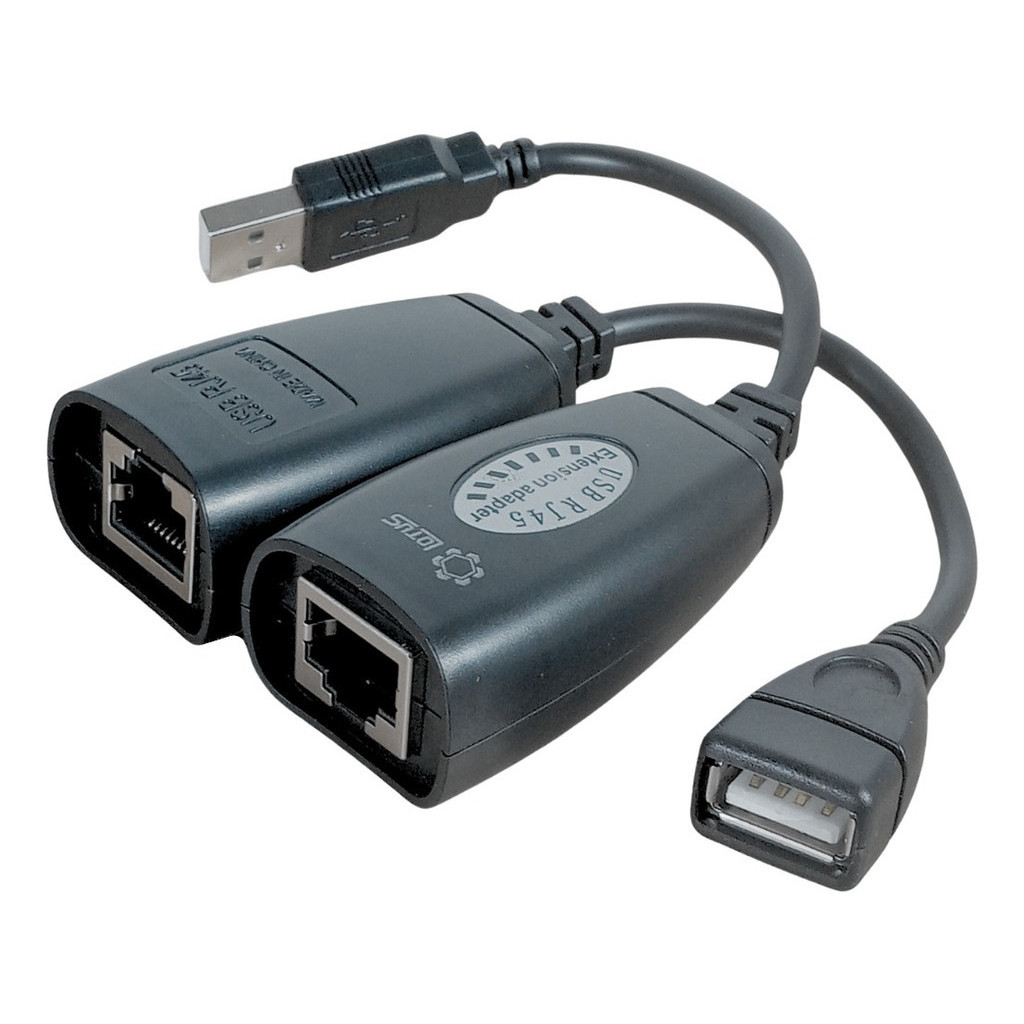 Cabo Usb Adptador Extensor Rj45 Via Cabo De Rede | Shopee Brasil