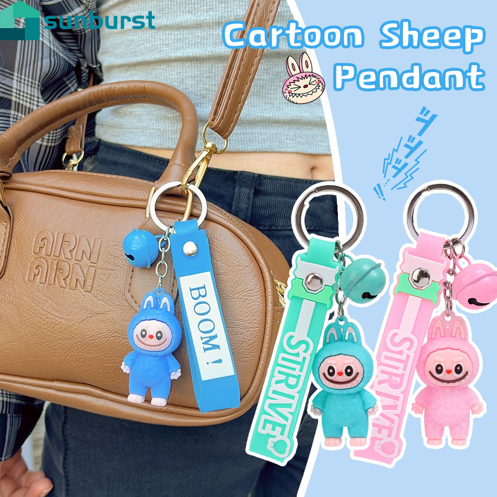 Porta-Chaves Labubu Pendant Doll-Monstros Coelhinho-Criativo , Fofo ...