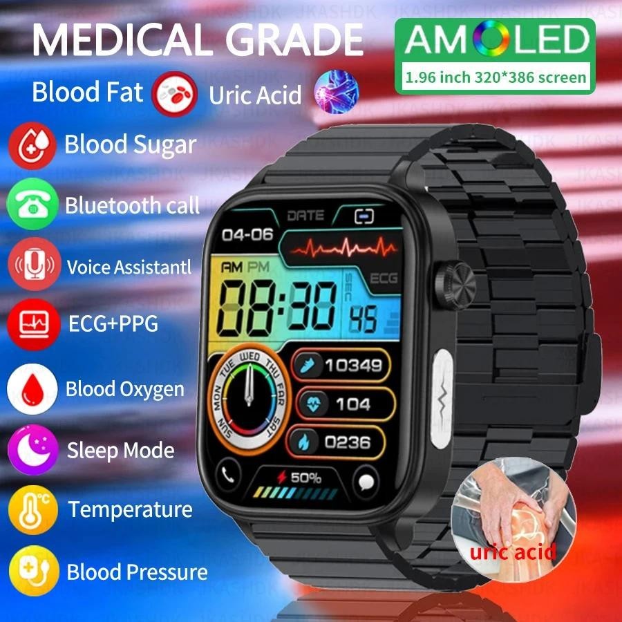 2024 Novos Homens De Diagnóstico Médico Smartwatch Relógio Inteligente ...