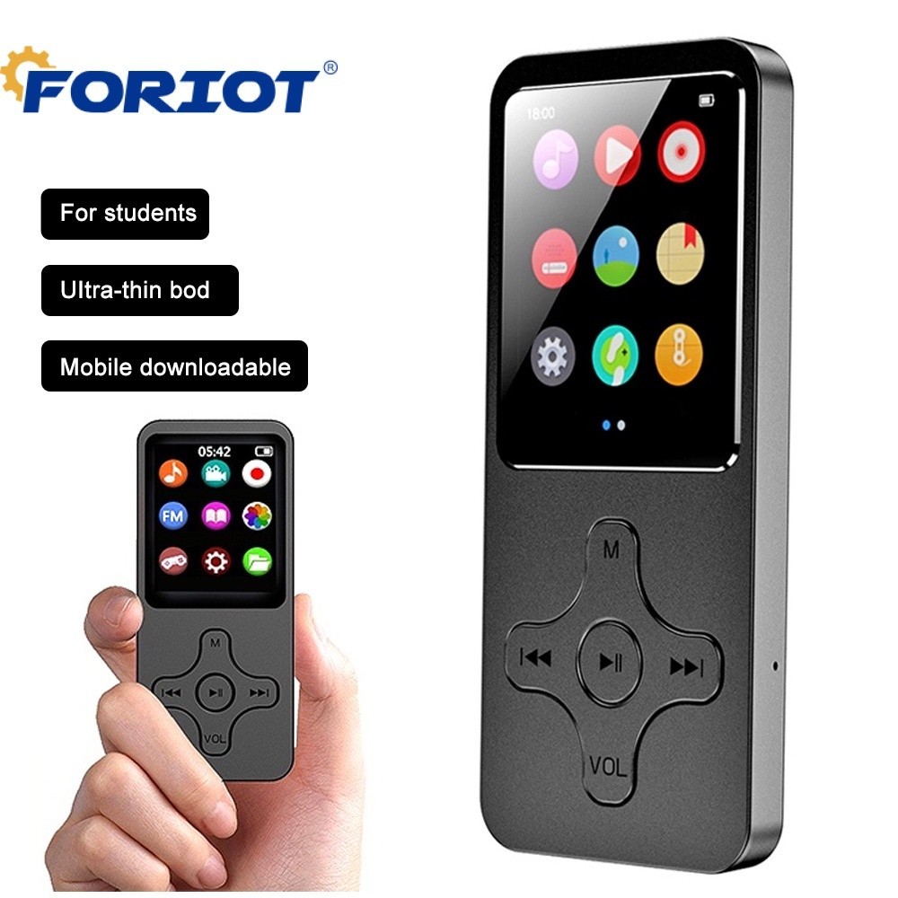 FORIOT Mini MP3 Player Leitor De Música Estudantil Leitores Esportivos ...