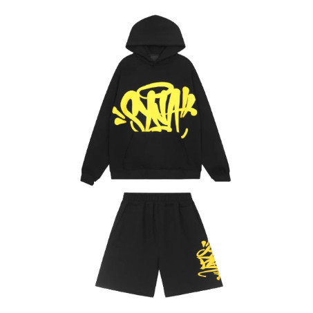 Conjunto Syna World Central Cee Preto e Amarelo Streetwear envio ...