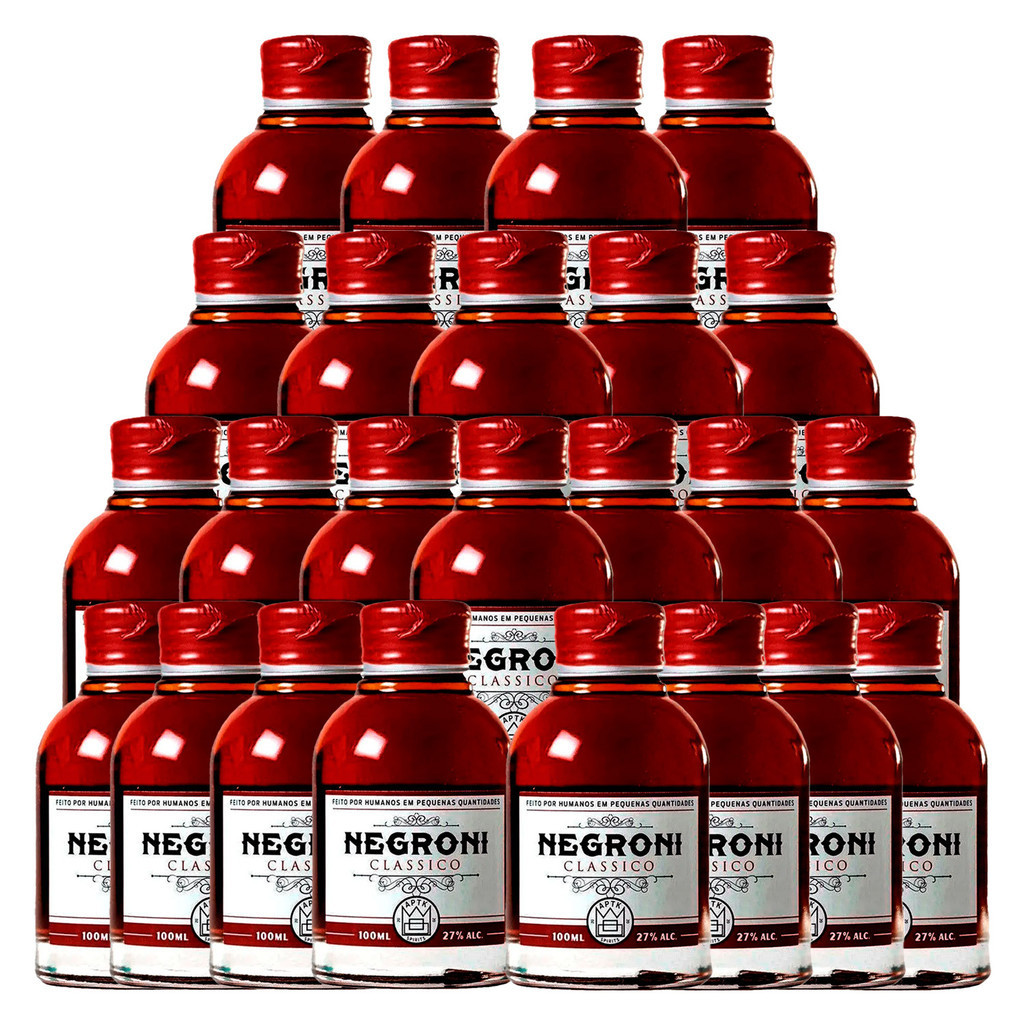 Miniatura Drink Negroni Classico APTK Spirits 100ml 24un | Shopee Brasil