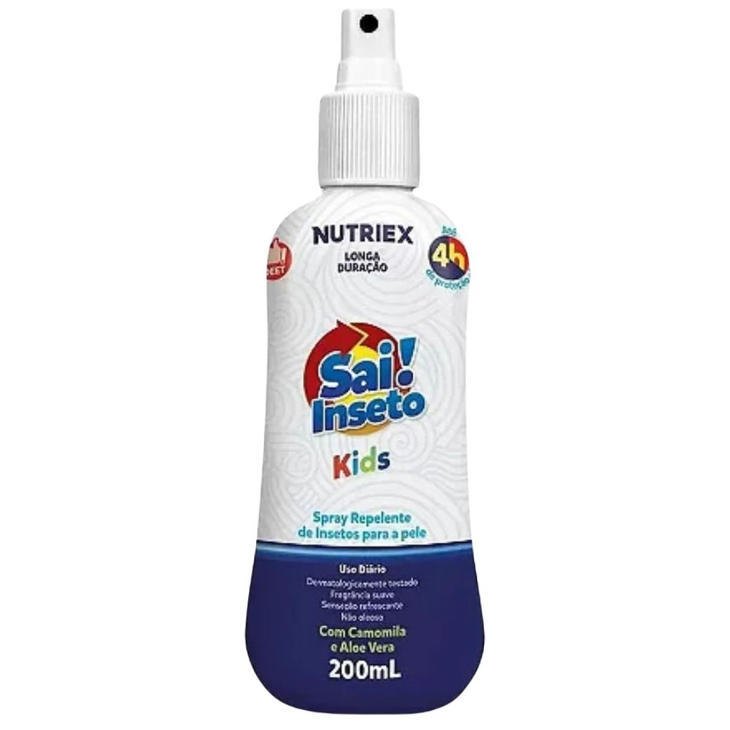 Repelente Infantil Spray suave sai inseto Kids 200Ml | Shopee Brasil