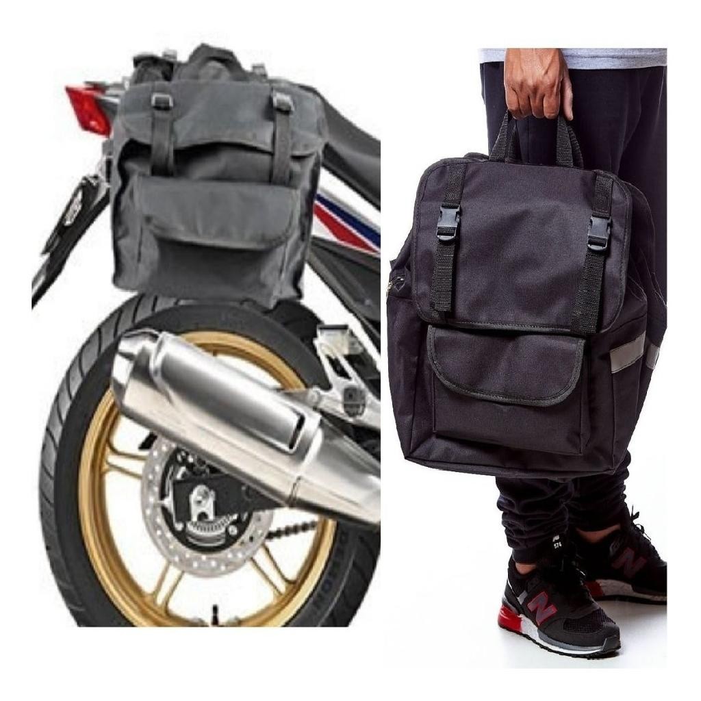 Alforge Bolsa Lateral 40 Viagem Moto Baslu Preço De Custo | Shopee Brasil