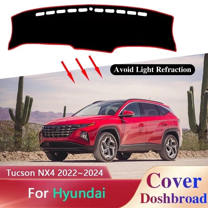 Placa De Cobertura Do Painel Carro Esteira Para Hyundai Tucson NX4 2022 2023 2024 Almofada ...