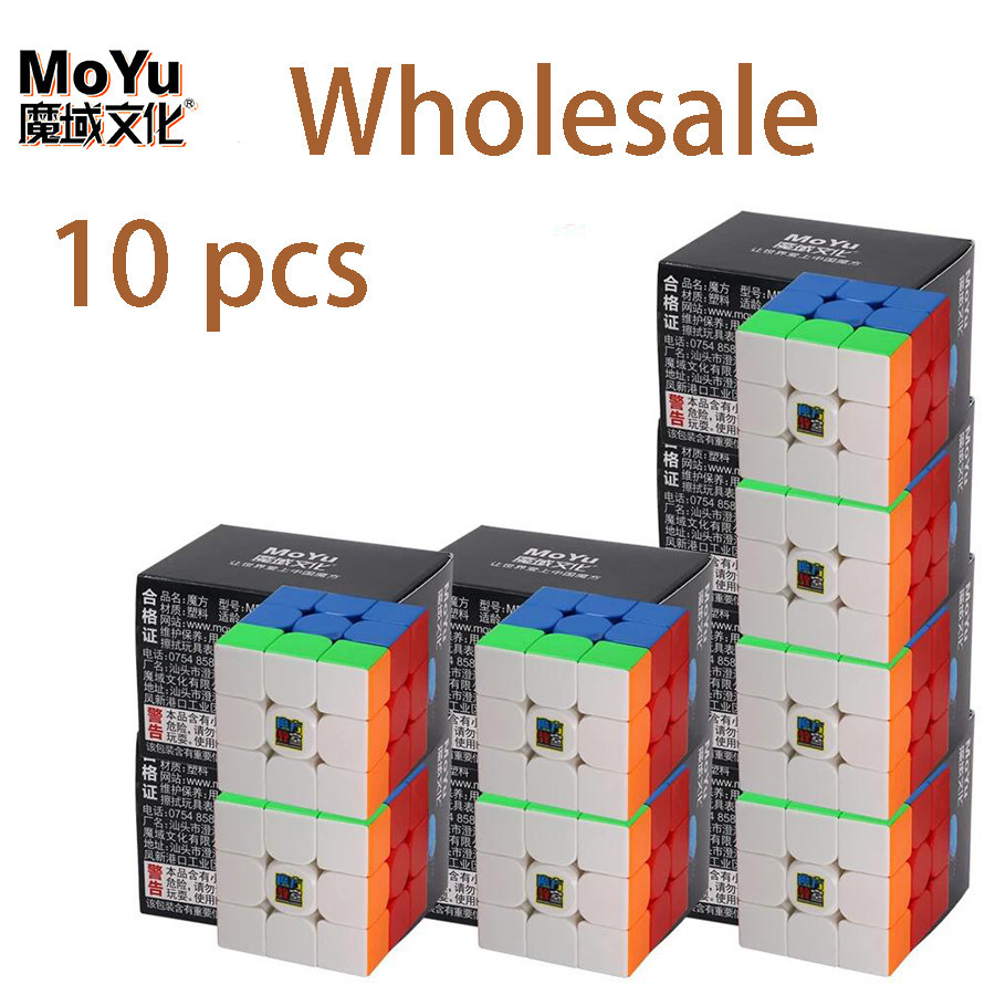 Atacado 10pcs MoYu MeiLong 3M 3x3 Cubo Mágico Magnético De Velocidade ...