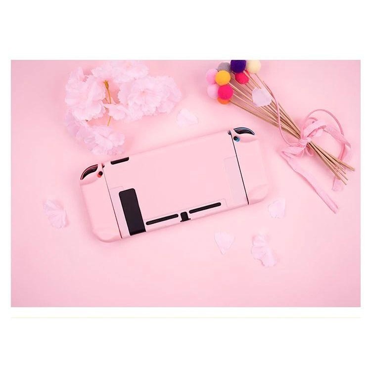 CAPA NINTENDO SWITCH CASE PROTEÇÃO JOYCON ROSA PASTEL | Shopee Brasil