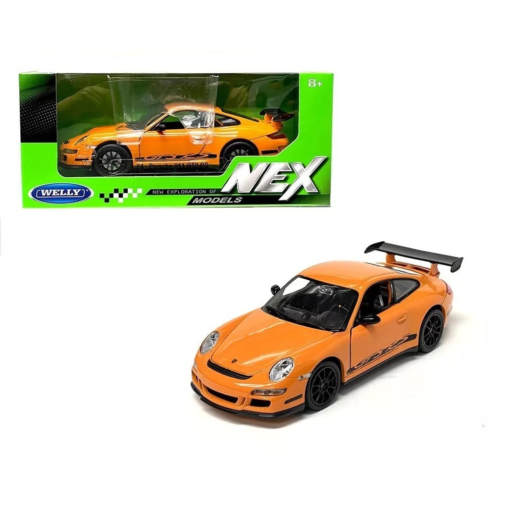 Porsche 911 (997) GT3 RS - Nex Models - 1/24 - Welly | Shopee Brasil