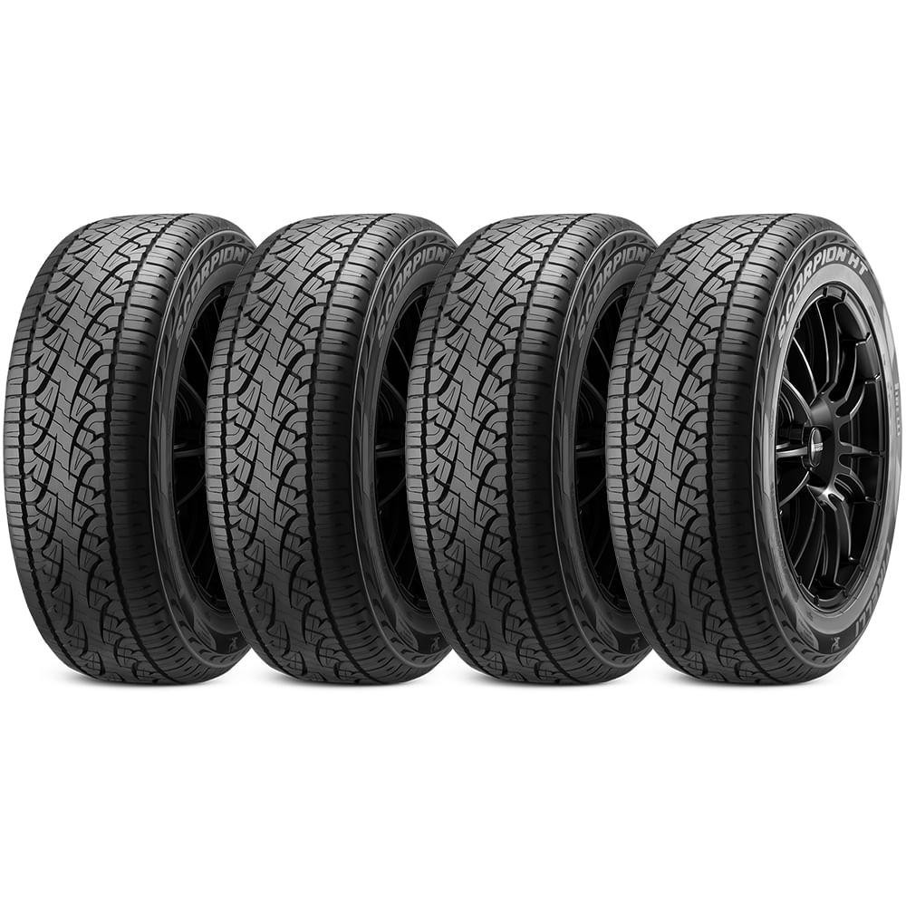 Kit 4 Pneu Pirelli Aro 17 265/65r17 112t Tl Scorpion Ht | Shopee Brasil