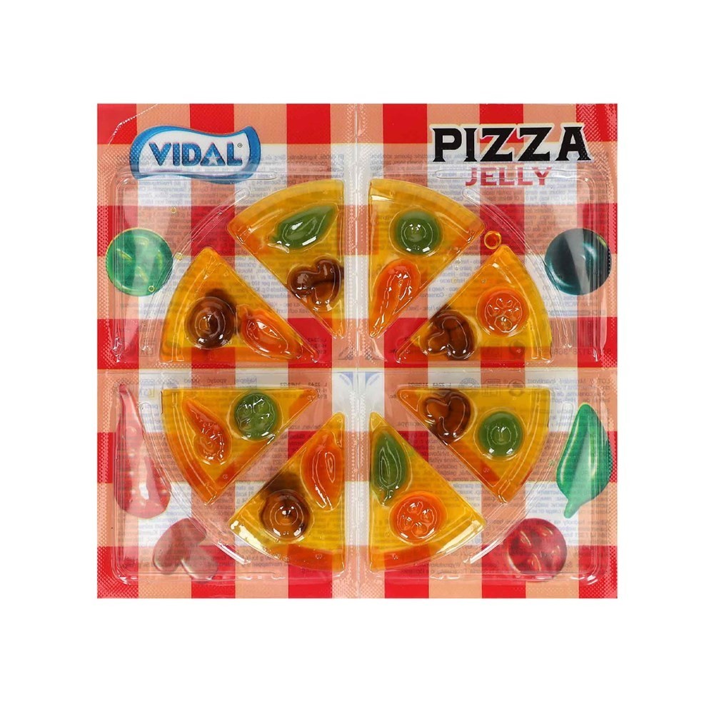 Balas Gelatinosas Pizza Jelly Vidal 66g | Shopee Brasil