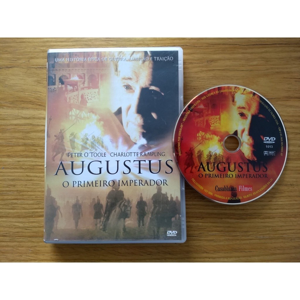 DVD AUGUSTUS - O PRIMEIRO IMPERADOR - ORIGINAL | Shopee Brasil