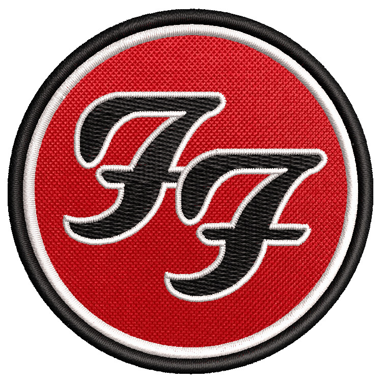 Patch Bordado foo fighters 7cm | Shopee Brasil