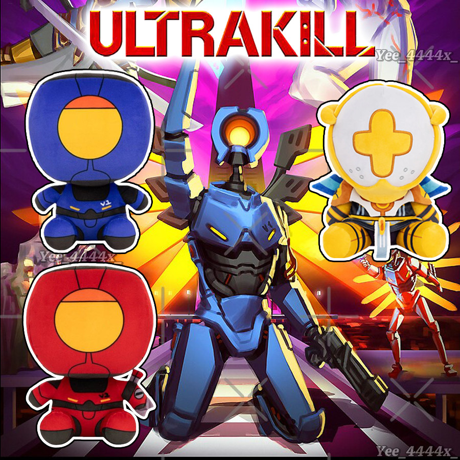 Ultrakill V1 & V2 Gabriel Boneca De Pelúcia Personagem De Videogame Ultraplush V1 E V2 Jogo ...