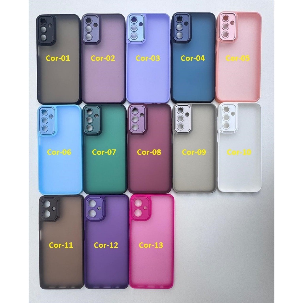 Capa Capinha de Celular Para Samsung Galaxy A12 , A15 , A16 , A25 , A32 4G , A35 - Capa Fosca ...