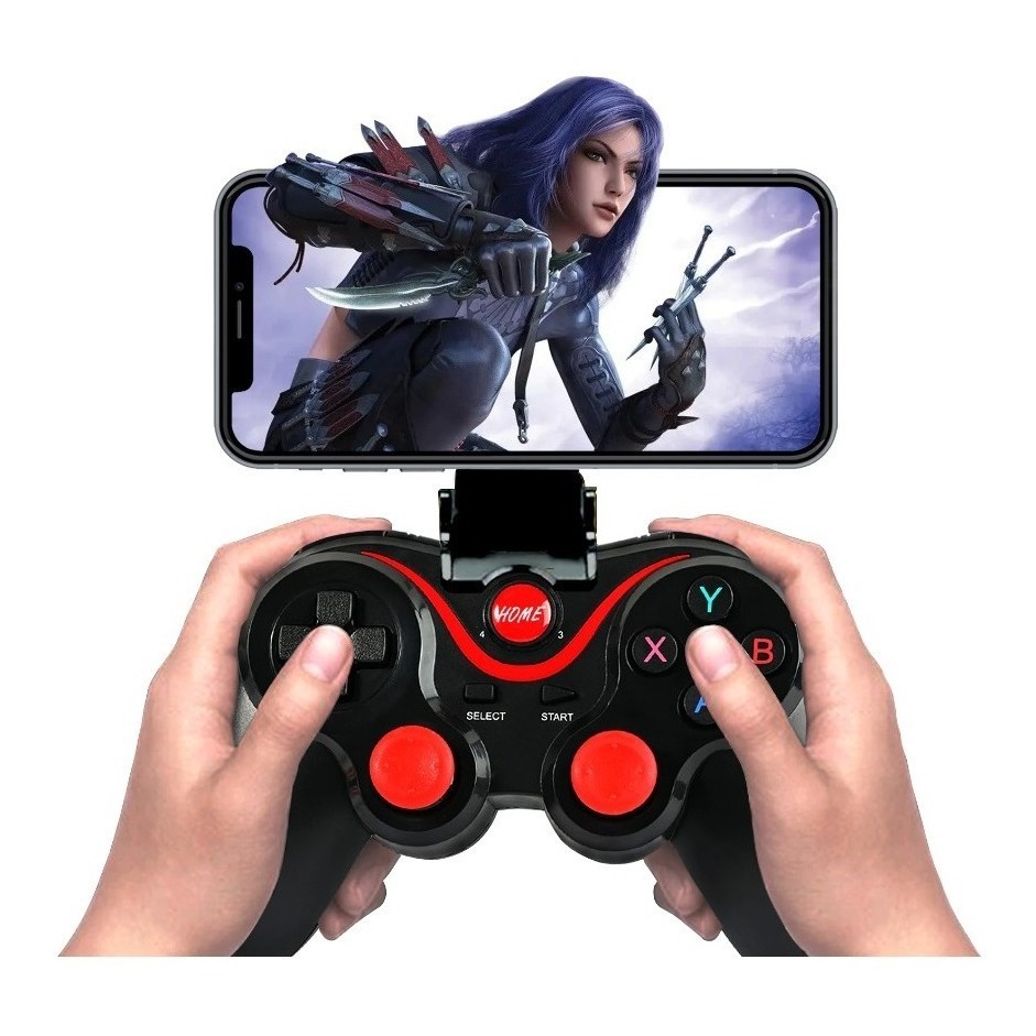Controle Gamepad Bluetooth Smartphone Android Pc X3 | Shopee Brasil