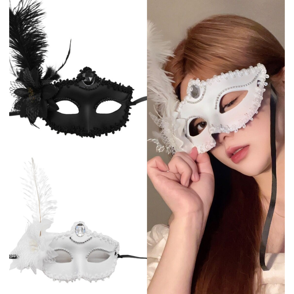[Máscara De Feminina Veneziana Máscaras De Baile De Finalistas Half ...