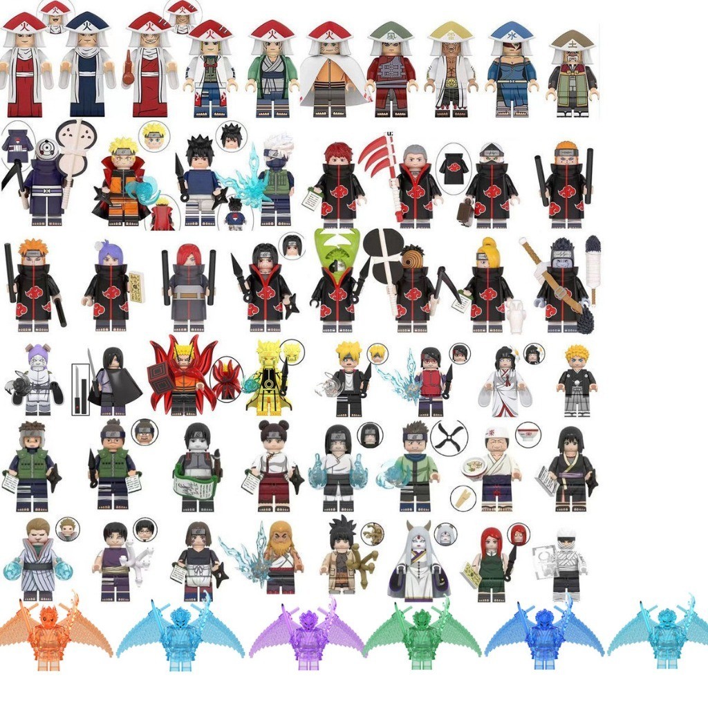 Coleção - Lego - Naruto Uzumaki Blocos De Construção minifigures ...