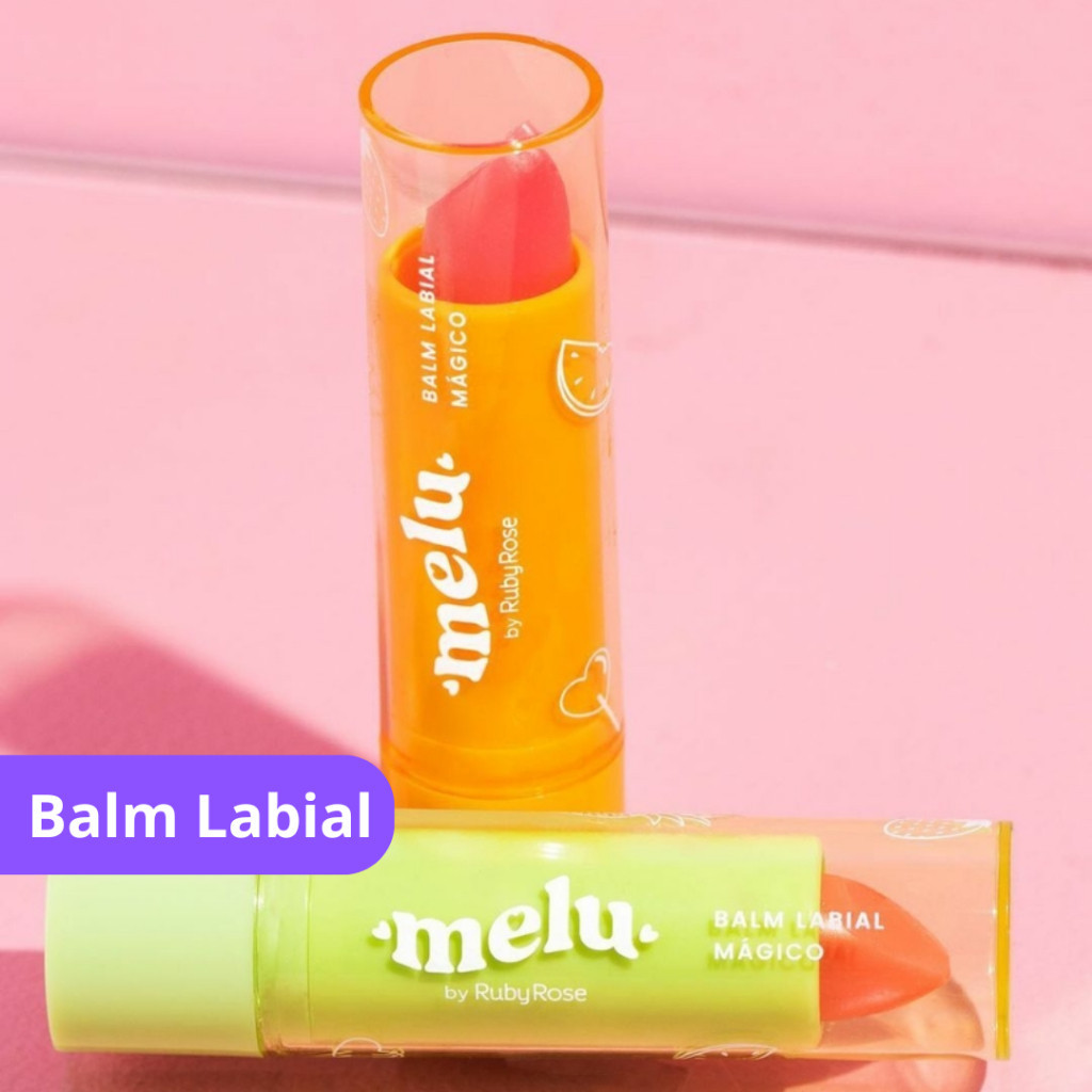 Balm Labial Mágico Melu By Ruby Rose - Escolha seu tipo | Shopee Brasil