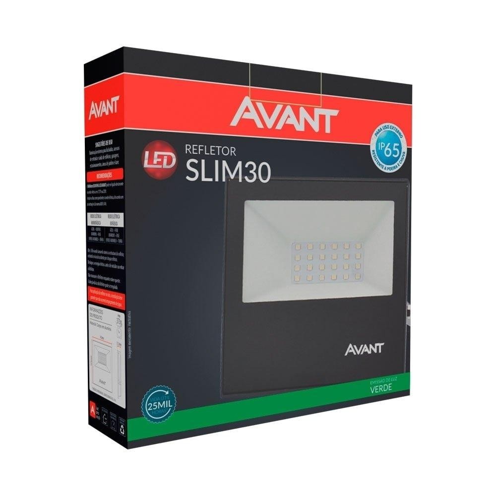 Refletor LED Avant IP65 | Luz Verde, 30W, 2250 Lúmens | Shopee Brasil