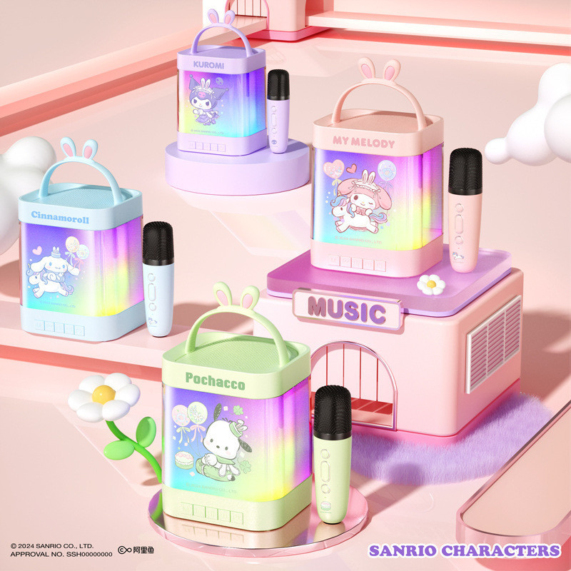 Sanrio LX-823 Conjunto De Alto-Falantes Bluetooth RGB Sem Fio Com ...
