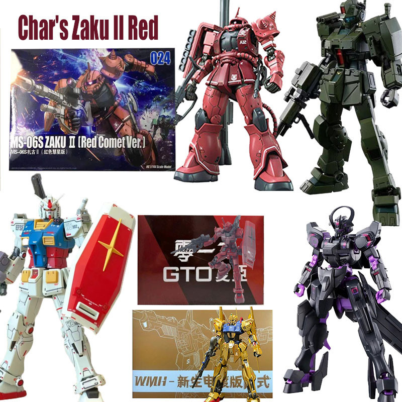 Char's Zaku II Gundam GM Spartan Hg Hyaku Shiki Z GOK Sengoku Astray Rx 78 2 Modelo De ...