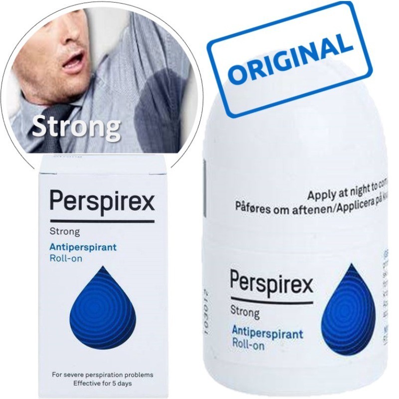 Perspirex Strong Forte 20ml Antitranspirante Oficial Para Hiperhidrose ...
