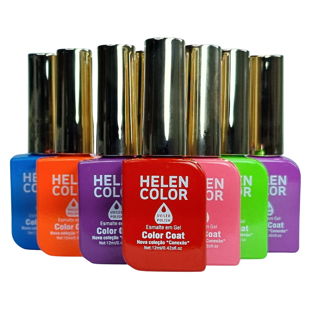 Esmalte em Gel 12ml - Helen Color - Coleção CONEXÃO C | Shopee Brasil