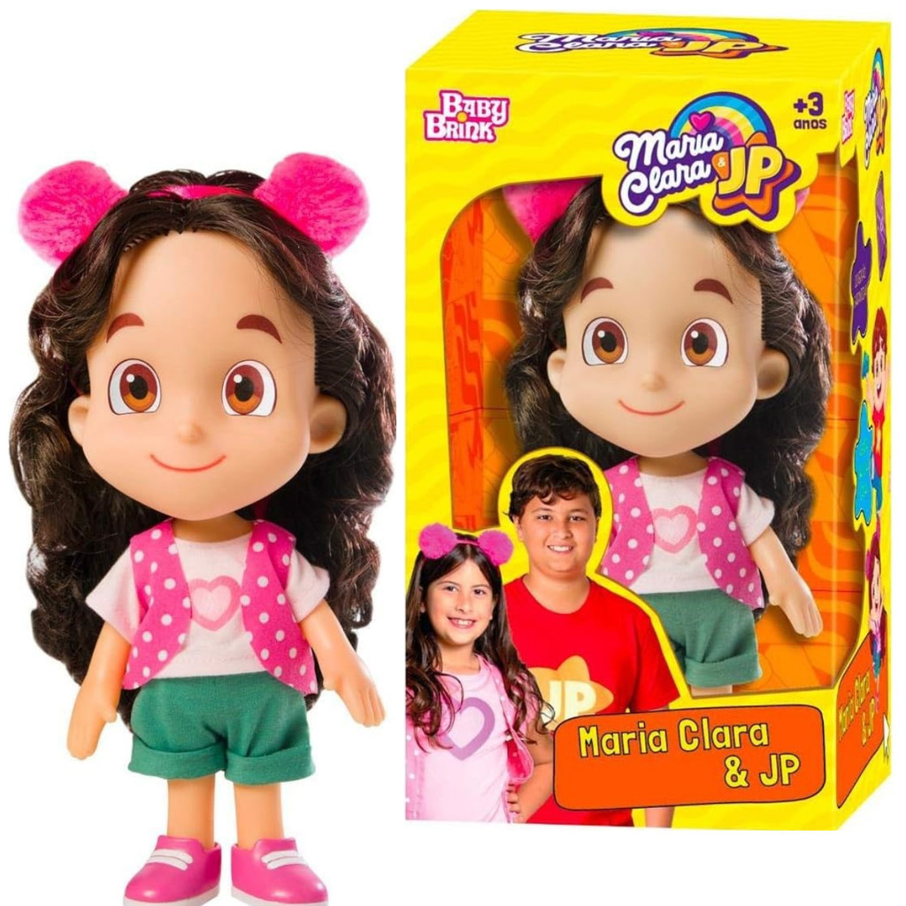 Boneca Articulada Maria Clara Vinil 25cm com Cheirinho Youtuber Maria ...