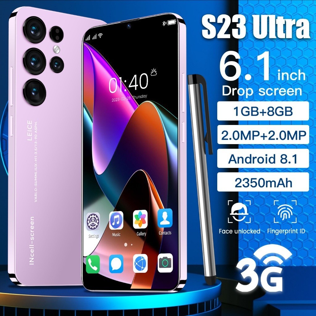 Novo Original Samsung S23 Smartphone 6.8 Tela Cheia 4G 5G Telefone 16TB 1TB 6800mAh Nova Versão ...