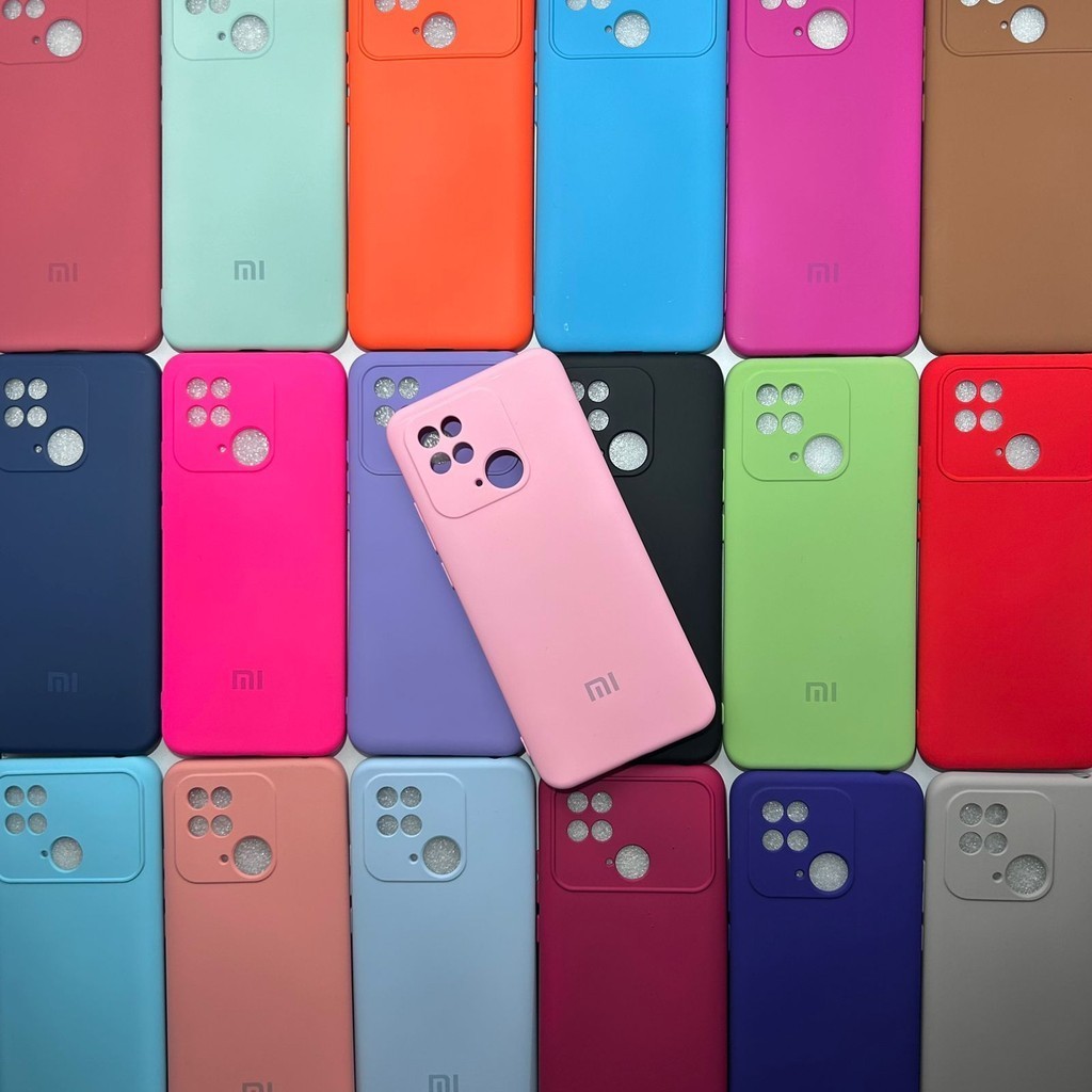 Capa Xiaomi Poco C40 Silicone Aveludada Protege Câmera Colorida Capinha Anti Impacto | Shopee Brasil