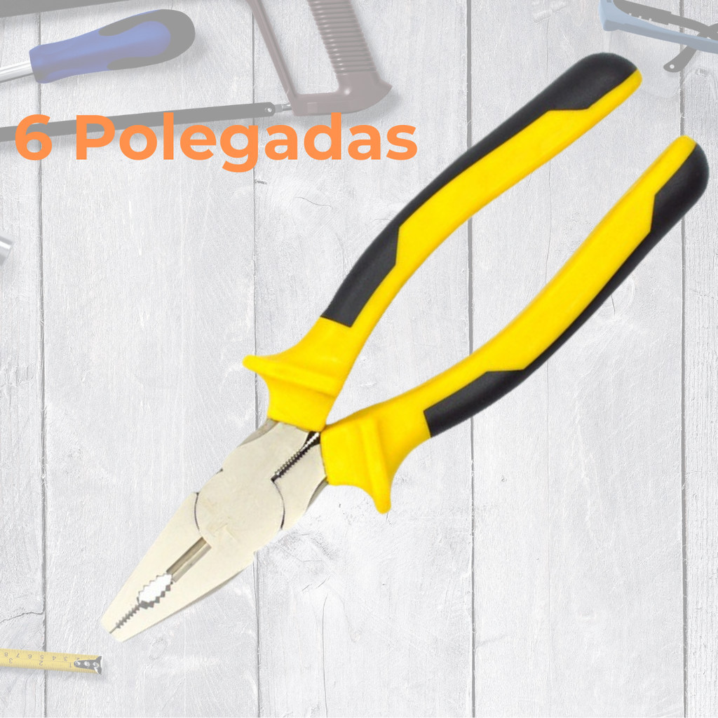 Alicate de corte universal multiuso 6" Polegadas Cabo isolado | Shopee Brasil