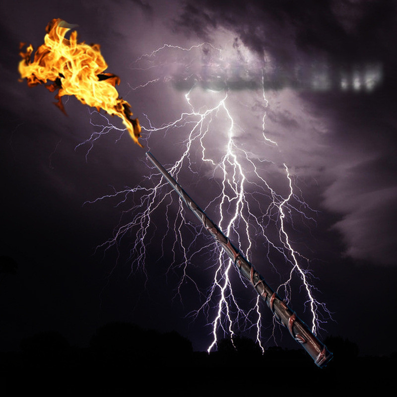 Harry Potter Fire-breathing Wand Wand-breathing Wand-breathing Wand Old ...