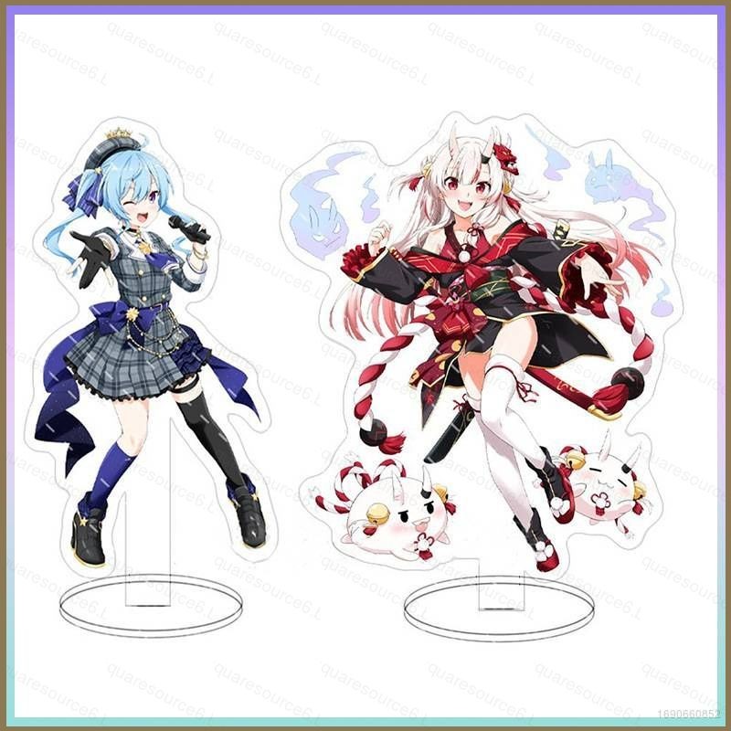 Hololive Vtuber Figura Anime Modelo Brinquedos Suporte De Placa Gawr ...