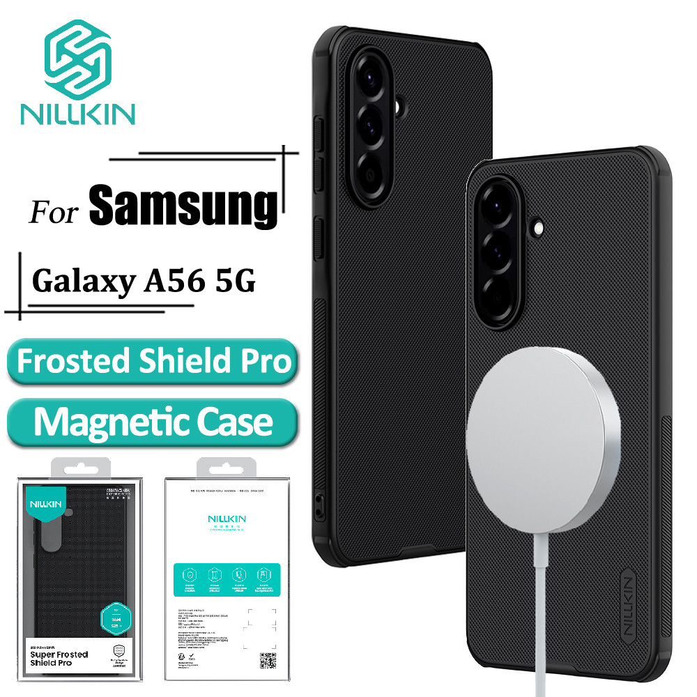 Nillkin Capa Magnética Para Samsung Galaxy A56 5G Super Frosted Shield Pro Traseira À Prova De ...