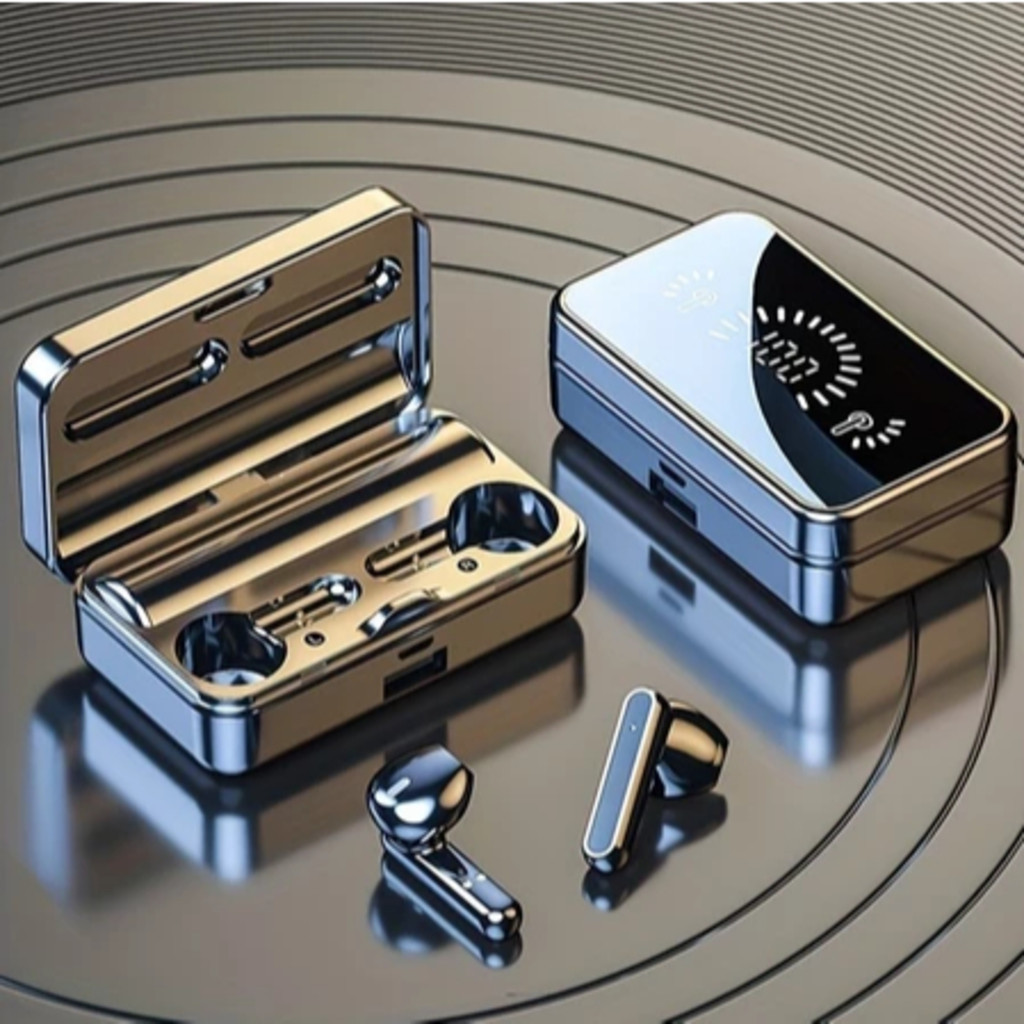 S20 Fones De Ouvido Sem Fio Bluetooth Reflexo LED Design Espelho TWS ...