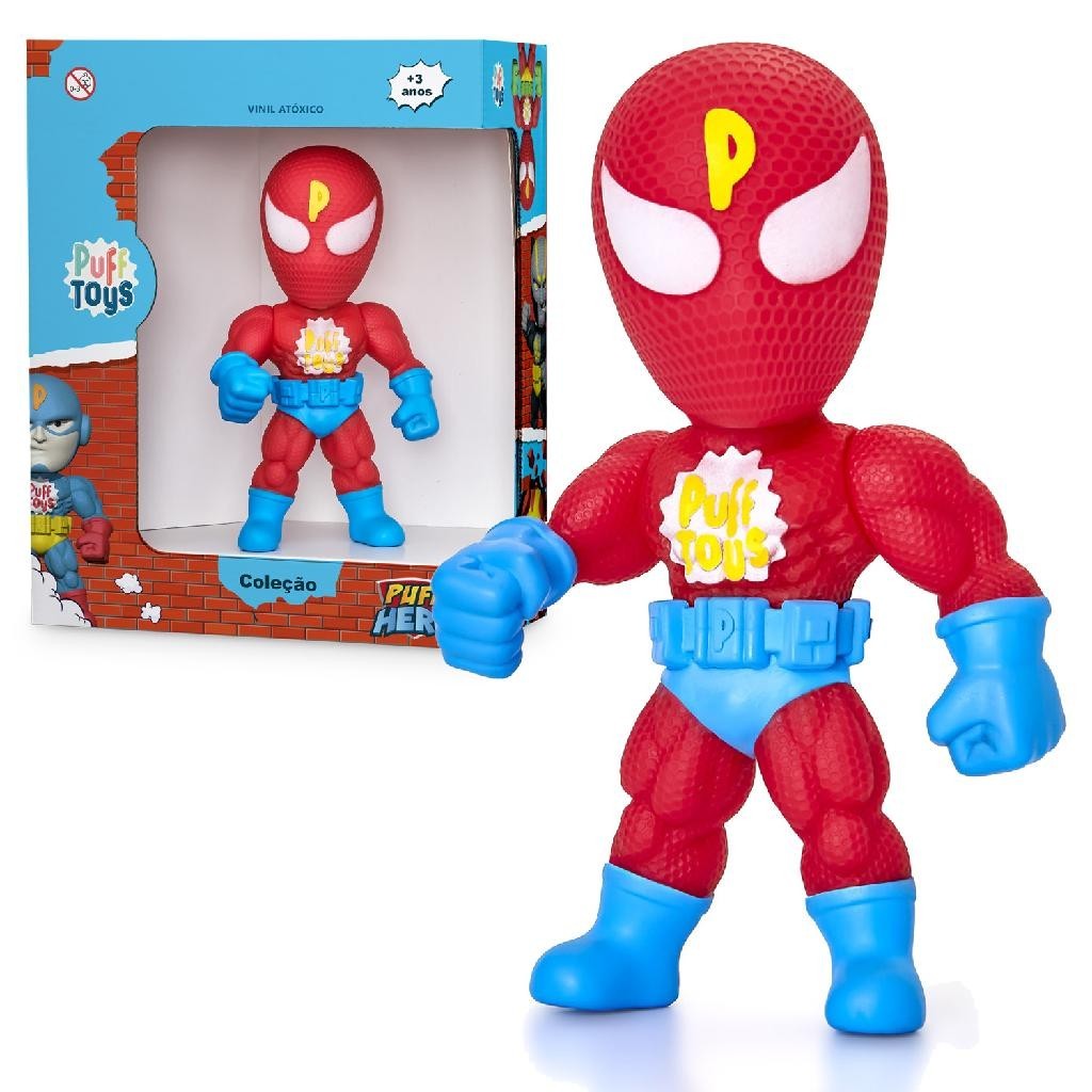 Boneco Homem Teia, Super Herói Aranha 100% Vinil Brinquedo Macio ...