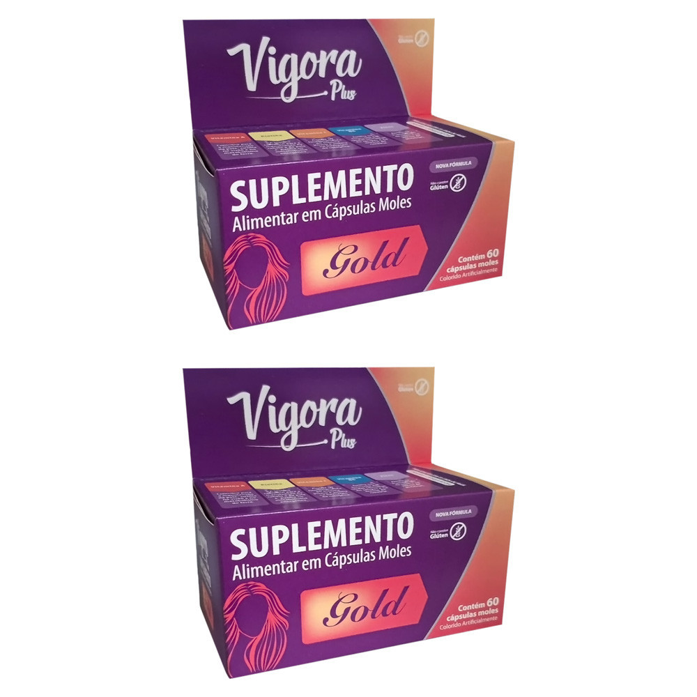 Kit 2 Suplemento Vigora Plus Gold 60Cps - Prati | Shopee Brasil