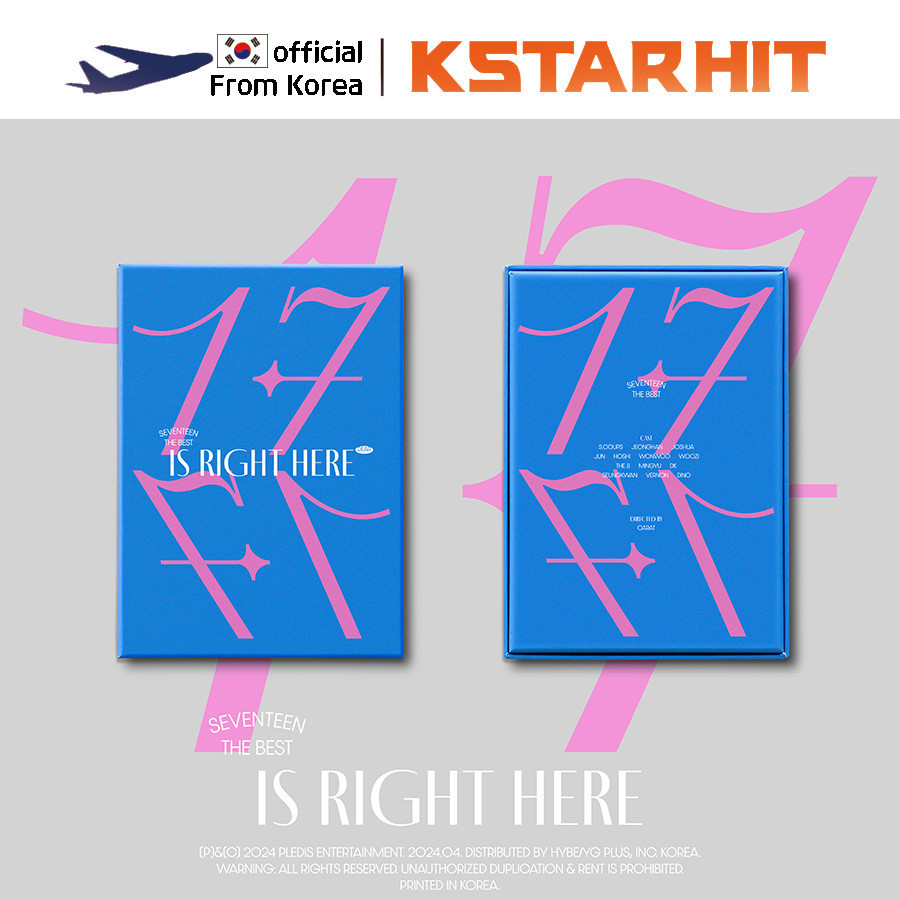 (+POB/DEAR VER.) SEVENTEEN- 17 IS RIGHT HERE (BEST ALBUM) | Shopee Brasil