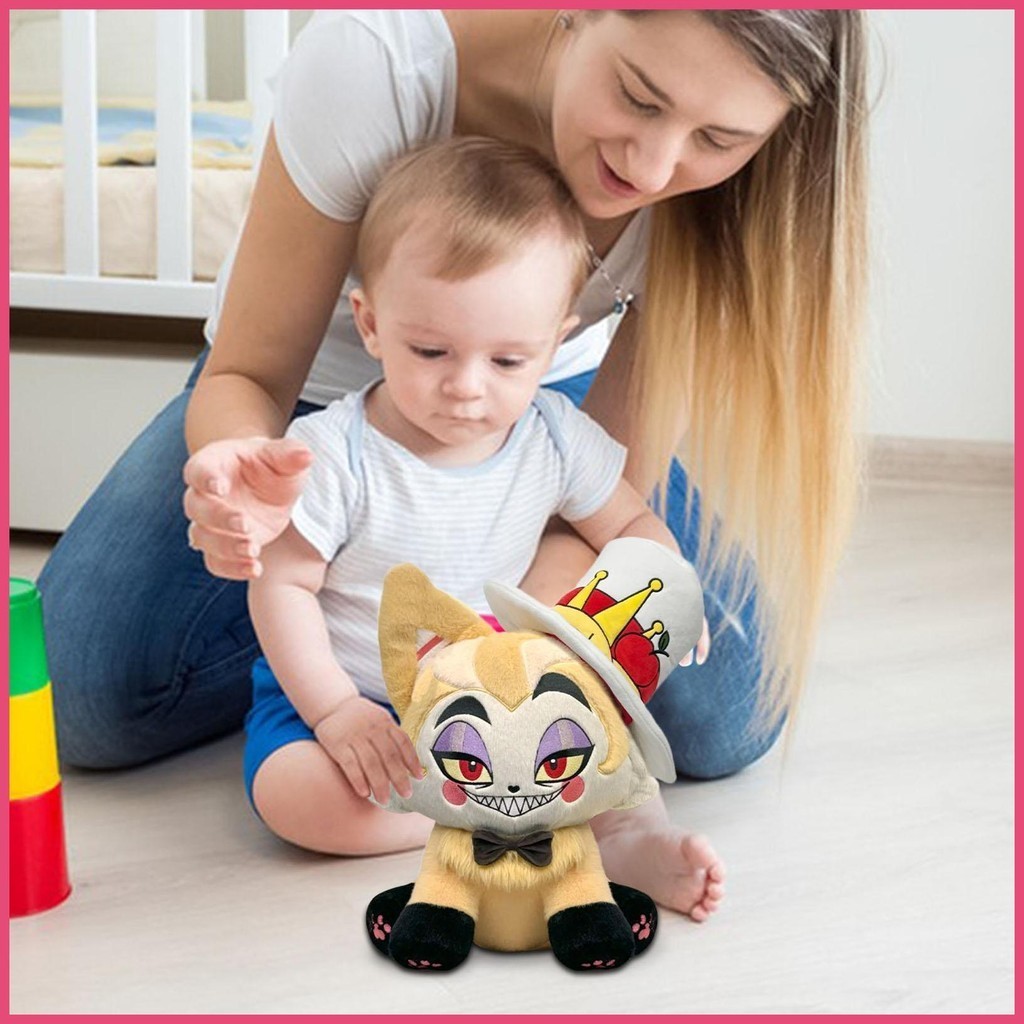 Hazbin Hotel Pelush Toy Kawaii Husk Meow Cosplay Doll Boneca De Pelúcia ...