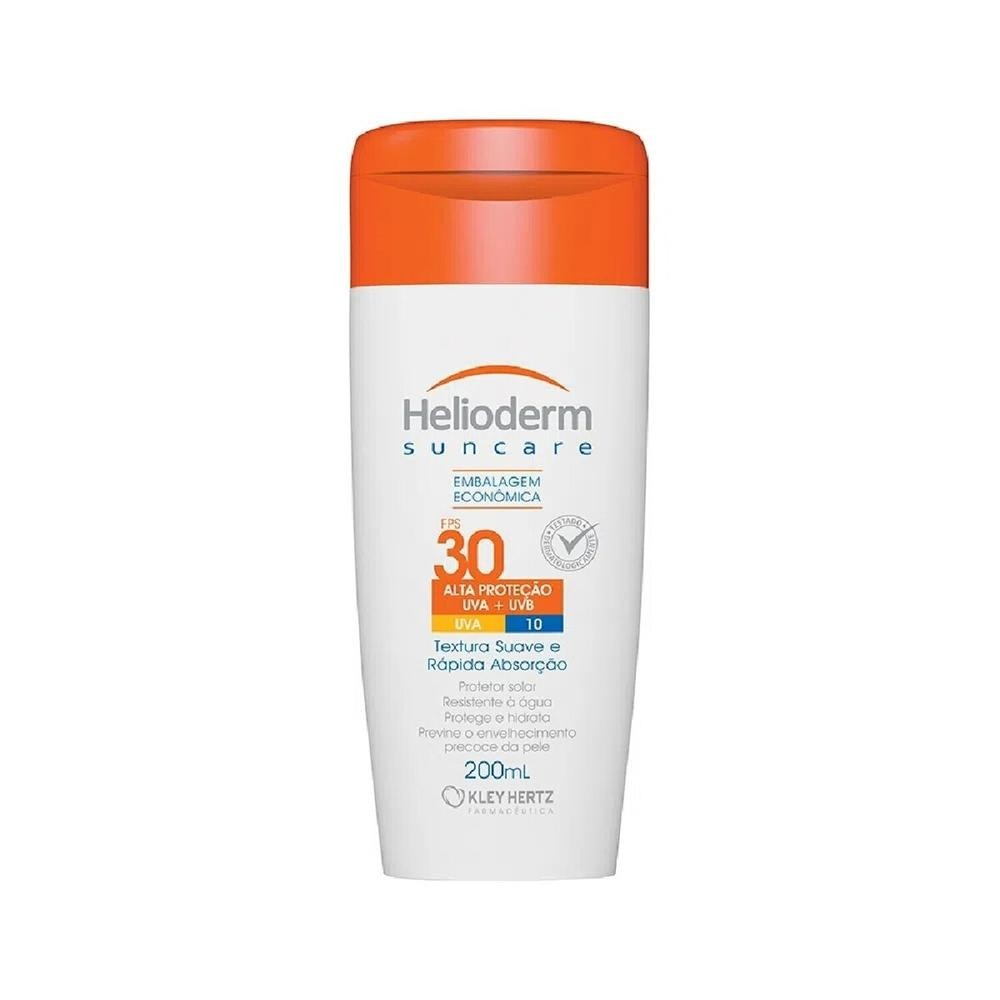 Protetor Solar Corporal Helioderm Suncare FPS30 com 200ml | Shopee Brasil