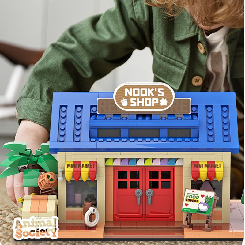 Animal Crossing Nick Store Montagem De Meninos E Meninas Flower House ...