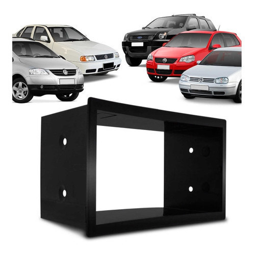 Moldura Painel Dvd 2 Din Fox Spacefox Crossfox Golf Polo | Shopee Brasil