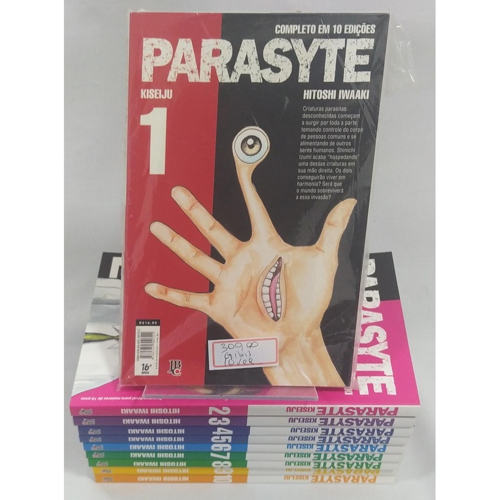 Coleção Mangás Parasyte Completa - 10 Volumes de Hitoshi Iwaaki ...