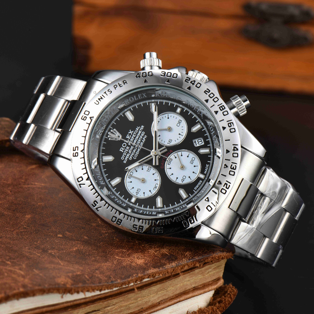 Rolex Daytona Series Relógio De Pulso Movimento De Quartzo Três Olhos ...