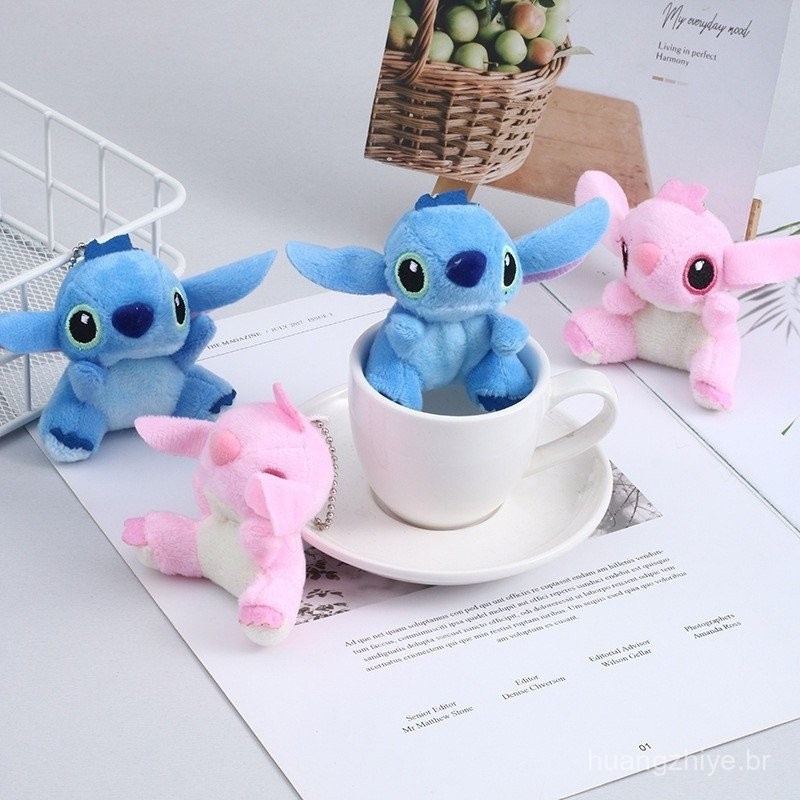Chaveiro de Pelúcia Stitch, Presente de Aniversário para Menina/Criança ...
