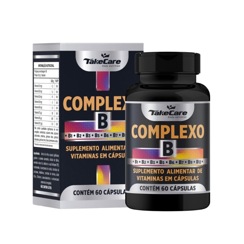 Suplemento Complexo B - 60 Cápsulas - Take Care | Shopee Brasil