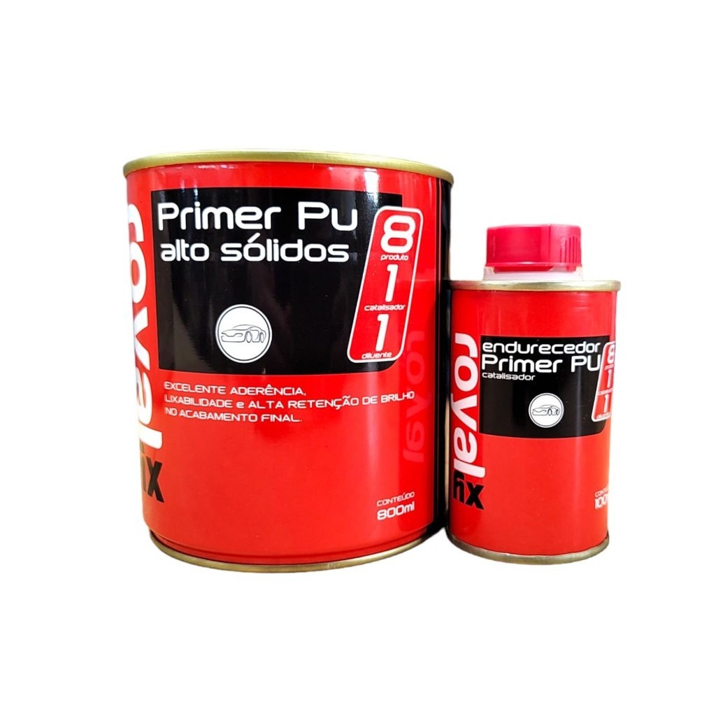 Primer Pu Automotivo C/cat 811 900ml Royal | Shopee Brasil