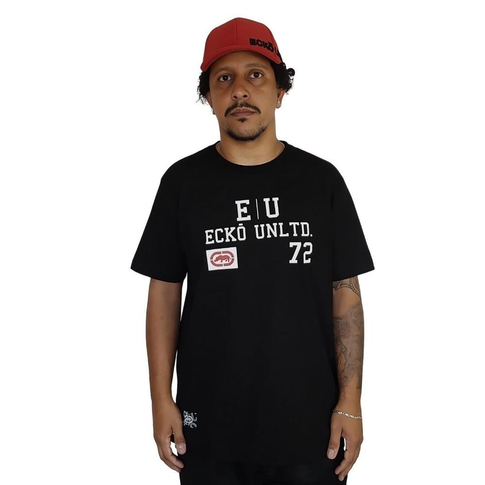 Camiseta Ecko Unltd EU Culture Masculina | Shopee Brasil