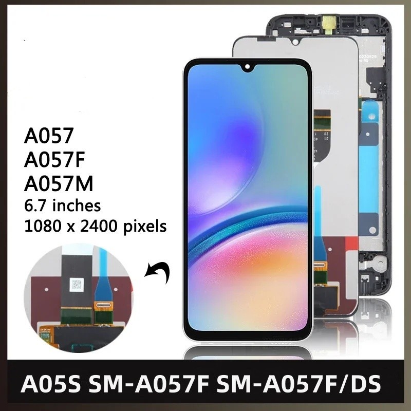Frontal Tela A05S Compativel A057 SM-A057F/DS Premium Display Touch Lcd ...